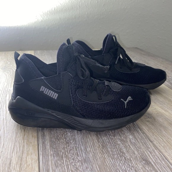 Puma | Shoes | Puma Kids Cell Vive 955654 Black Running Shoes Sneakers ...